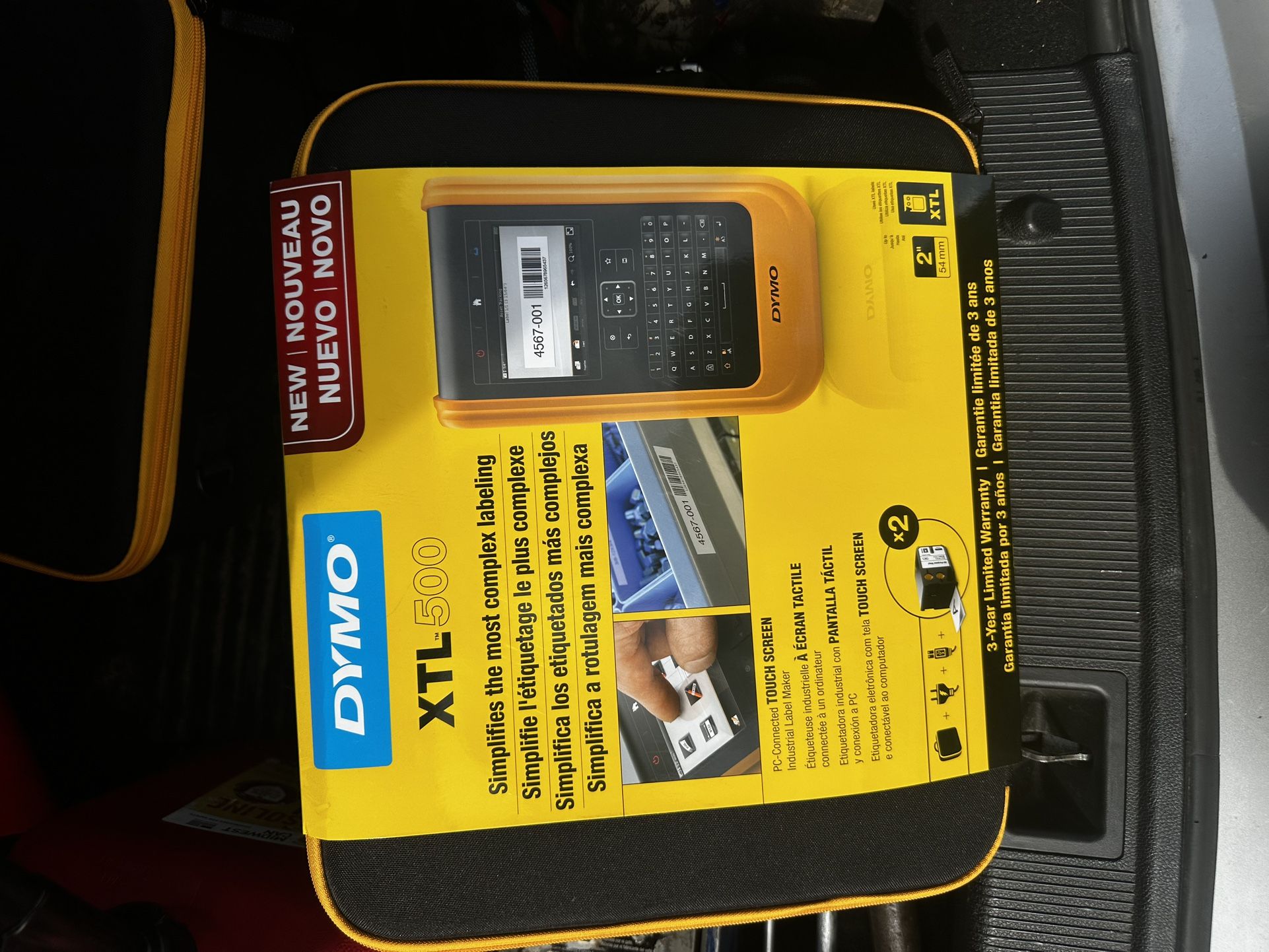 DYMO XTL 500 Label Maker Kit Black/Yellow for Sale in Houston, TX - OfferUp