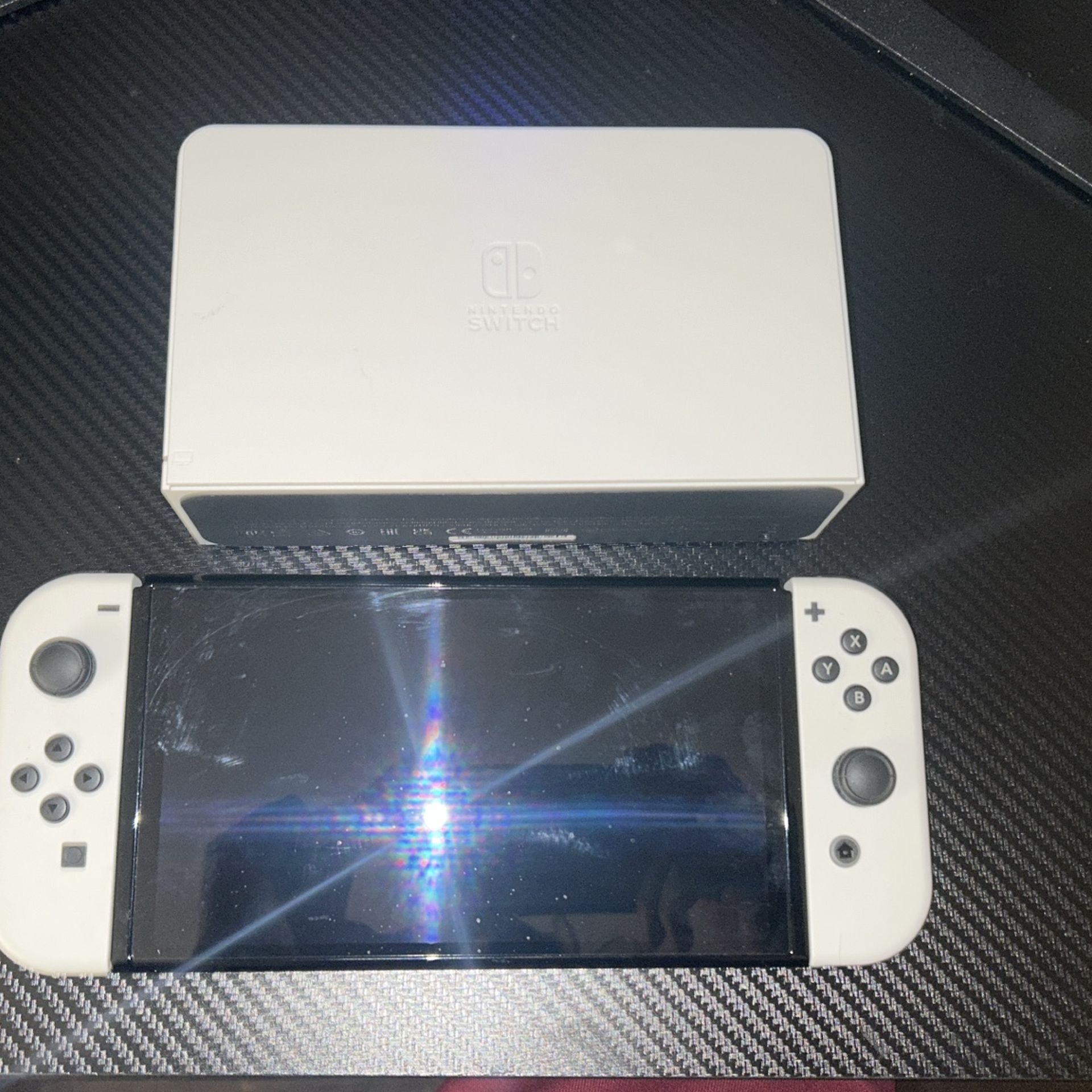 Nintendo Switch Oled Excellent Condition With Box for Sale in Crystal ...