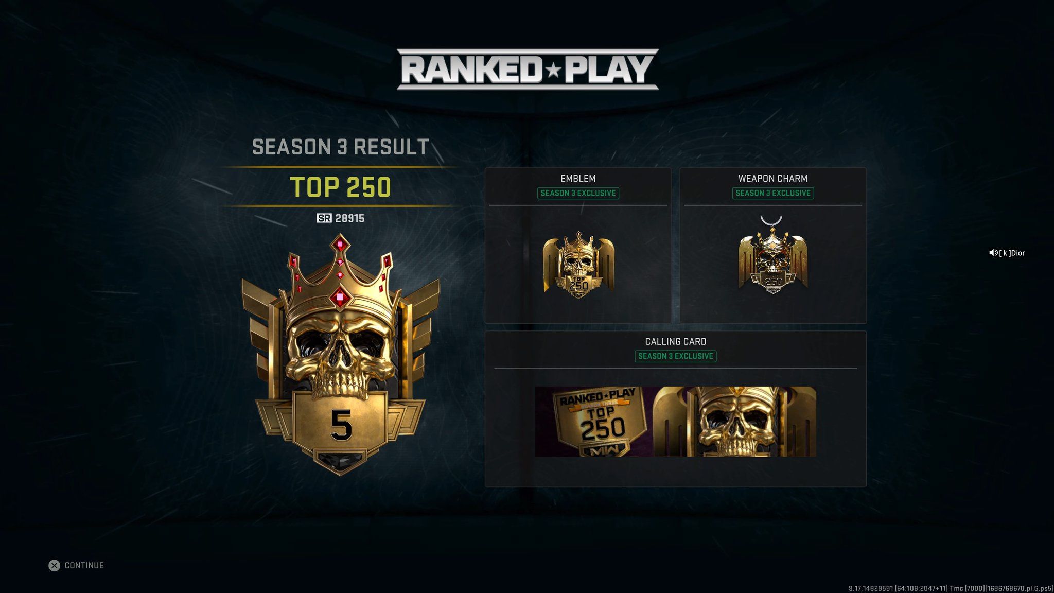 MW2 T250 Account (Console) for Sale in Tucson, AZ - OfferUp