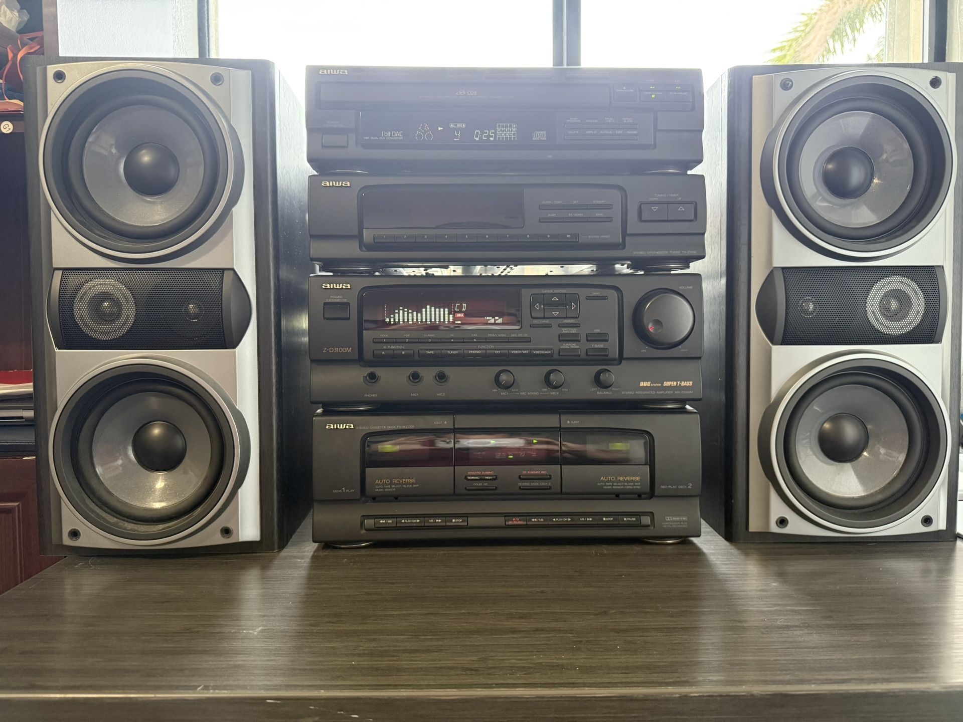 BEAUTIFUL AIWA MODULAR STEREO SYSTEM IN AMAZING CONDITION for Sale in ...