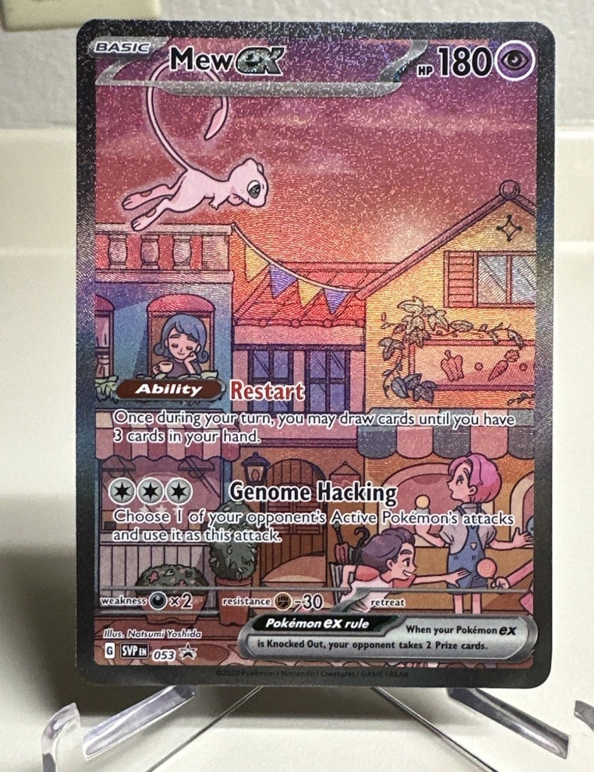 Mew EX 053 Scarlet & Violet Promo Holo Pokémon TCG Card Near Mint ...