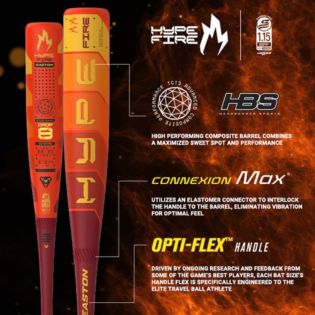 BRAND NEW 2025 Easton Hype Fire USSSA Baseball Bat for Sale in Corona, CA - OfferUp