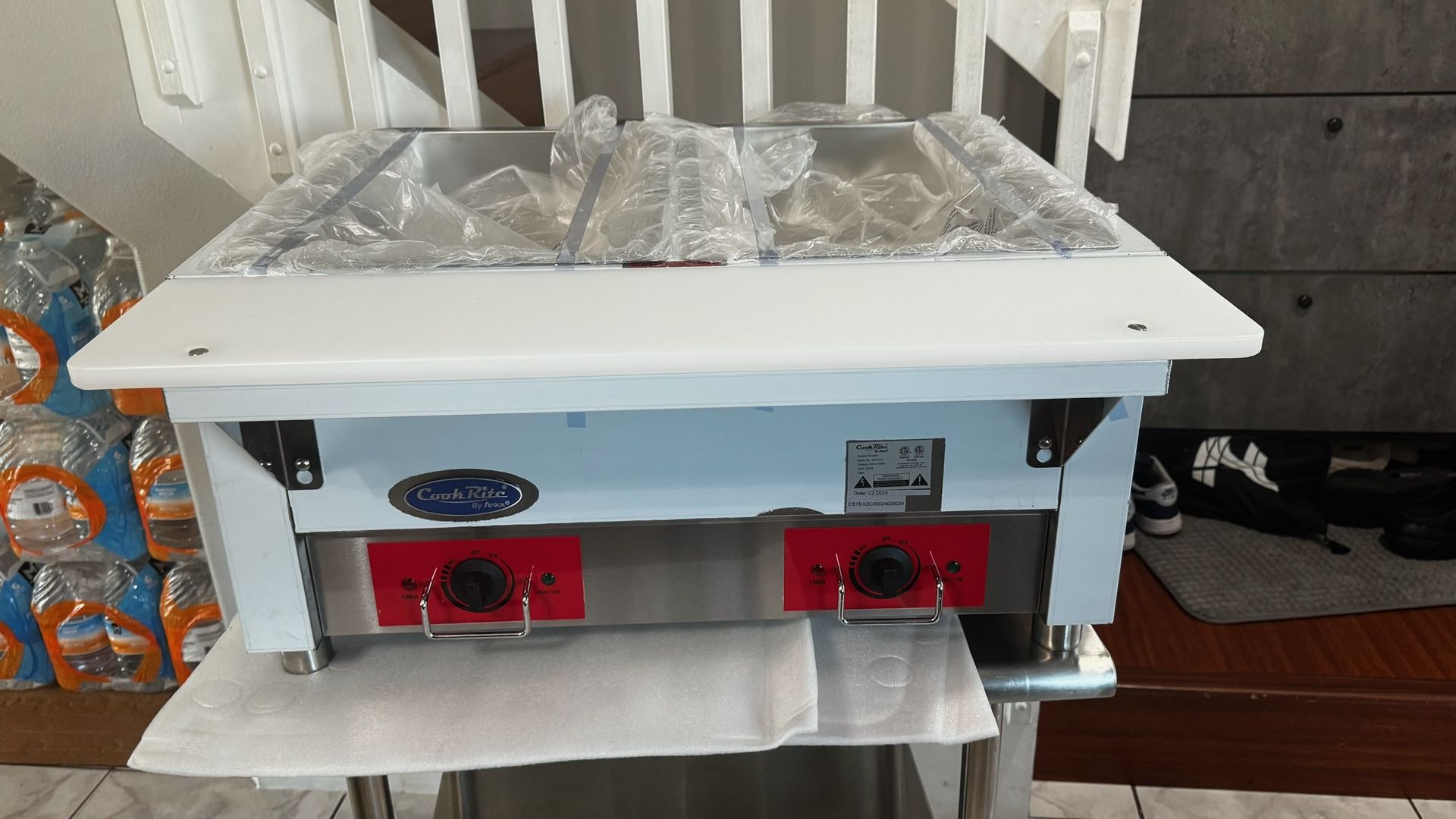 Atosa CSTEA-2 BRAND NEW 2 Pans Electric Open Shelf Base CookRite Steam ...