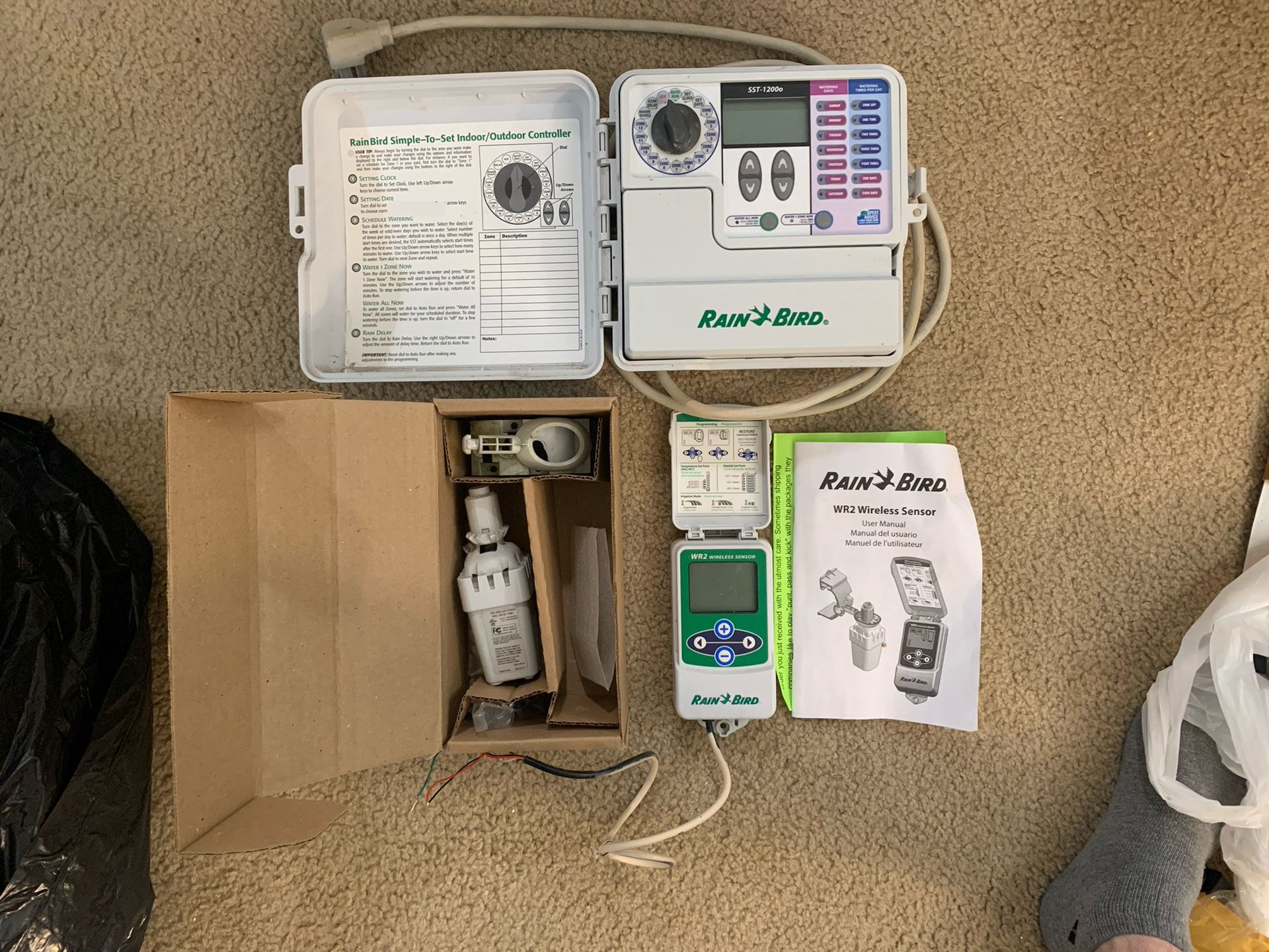 Rain Bird Sprinkler Controller With Wireless Sensor for Sale in ...