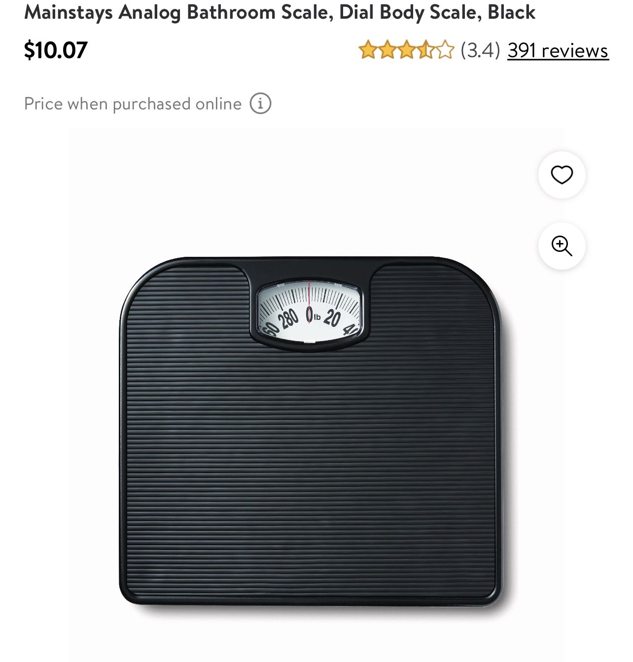 Bathroom Scale Dial