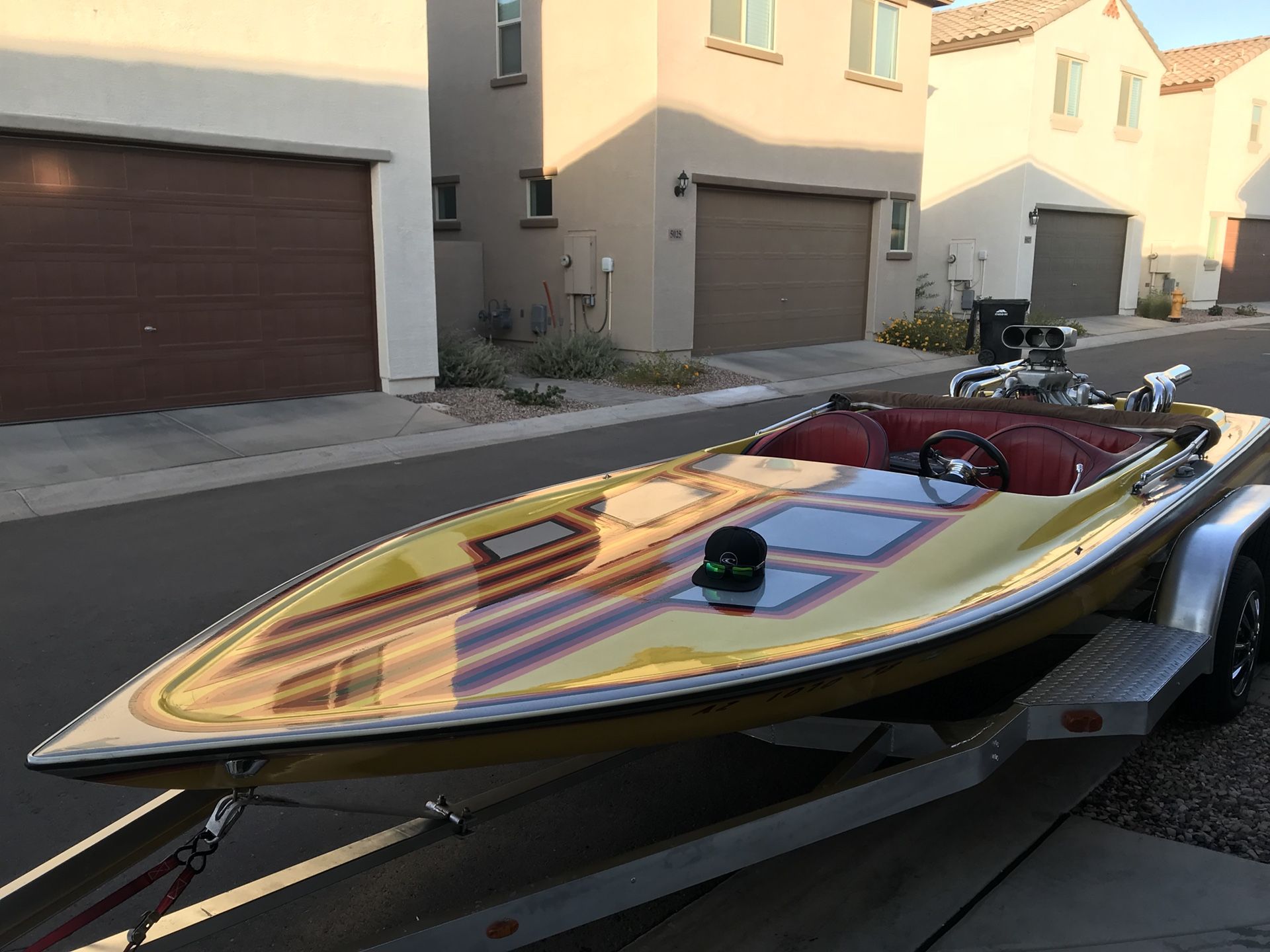 Sterling jet boat 1979 19ft hull 7.5L 460 cu in big block Ford with ...