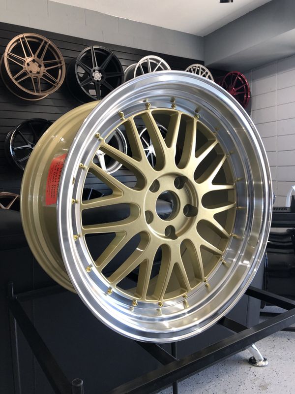 5x100 18x8 Et35 BBS Lm Style Wheels Fits Vw Scion Toyota Rim Wheel Tire 5x100-18x8-et35-bbs-lm-style-wheels-fits-vw-scion-toyota-rim-wheel-tire