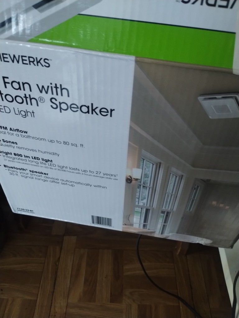 Homeworks Bluetooth exhaust Fan Light And Speaker for Sale in Corona ...