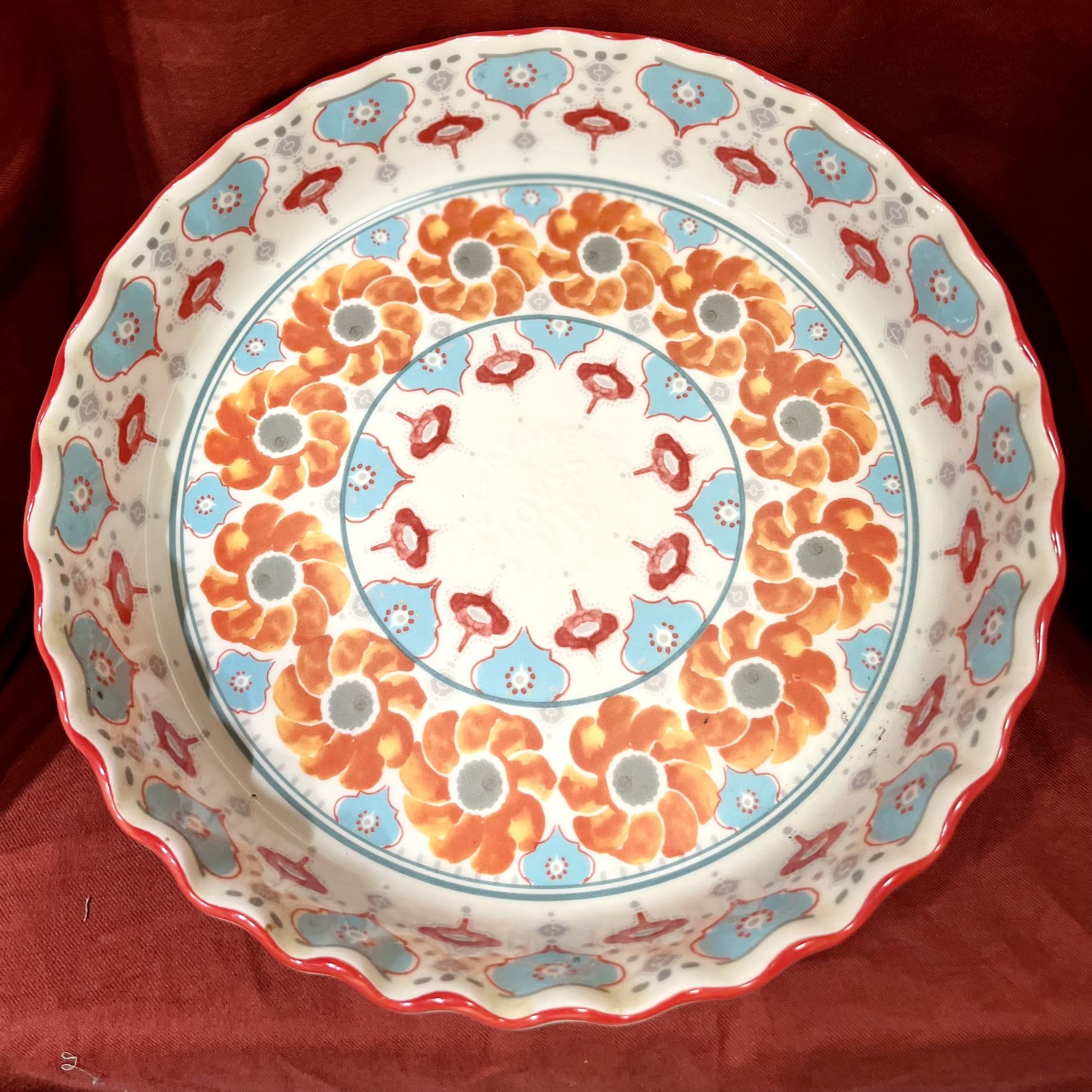 Beautiful decorative Pie Dish from Anthropology-Perfect for your ...