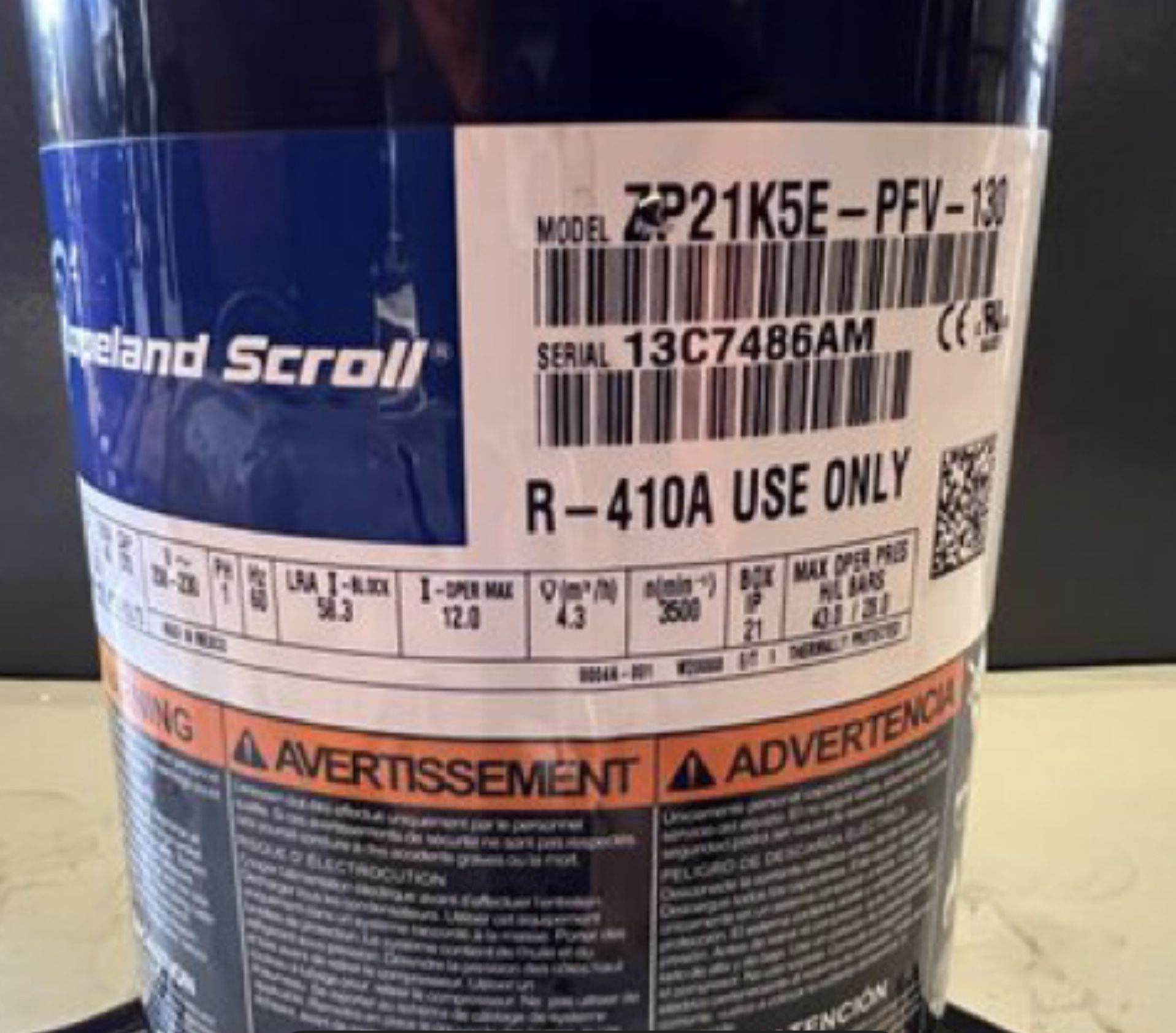 Copeland Compressor Zp21k5e-pfv-130 Outlet Stores | www.oceanproperty.co.th