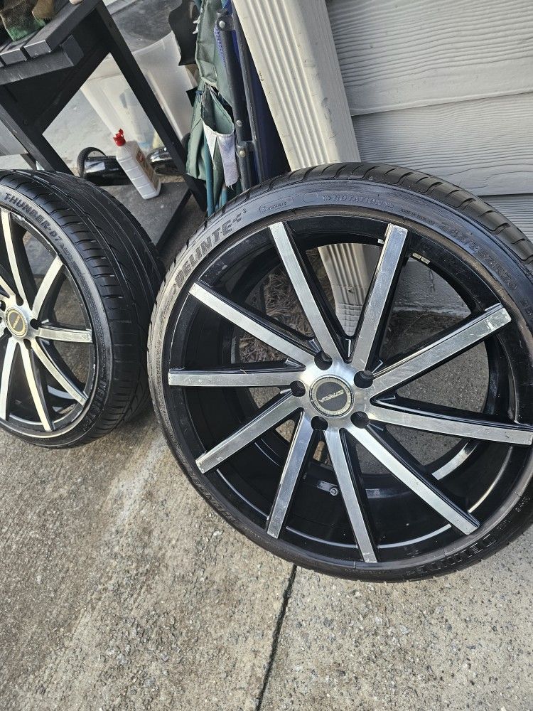 20 Inch 5 Lug Rims, 5x115 or 5x114.3 (4) Brand New 245/35/20, TPM ...