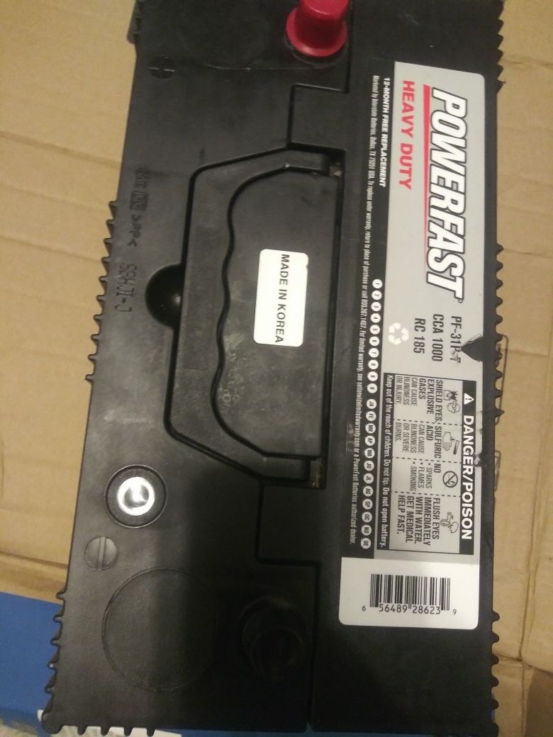 Interstate powerfast heavy duty battery for Sale in San Antonio, TX ...