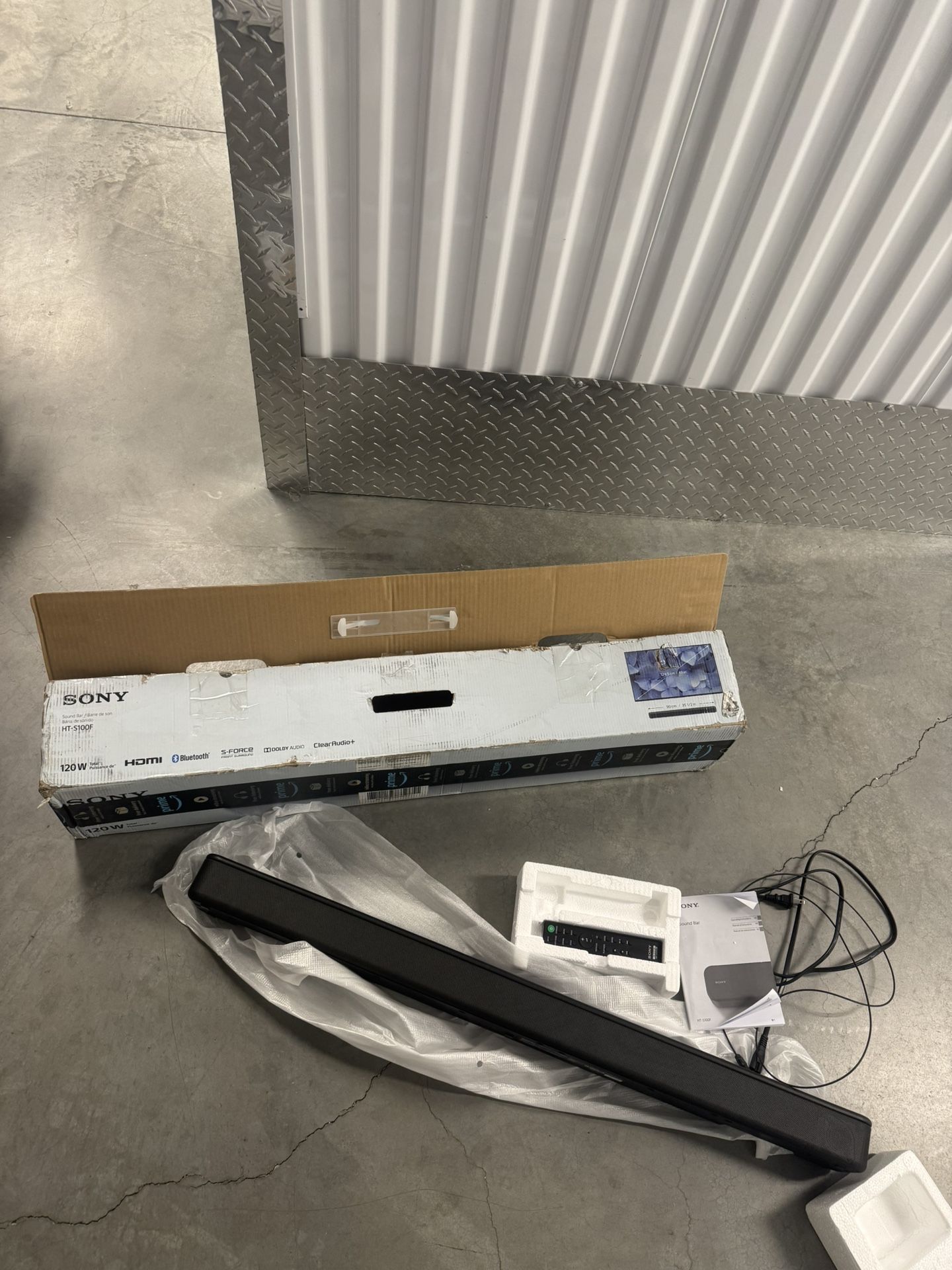 Sony S100F 2.0ch Soundbar with Bass Reflex Speaker, Integrated Tweeter ...