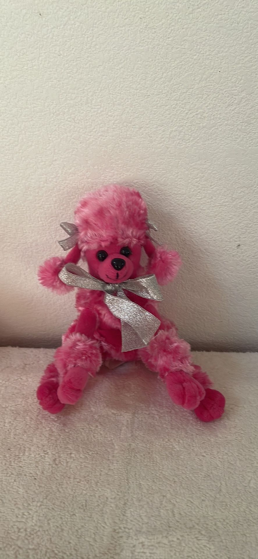 Vintage 2000s Beanie Babies Pink Poodles Blue Cat Plush Toys Stuffed ...