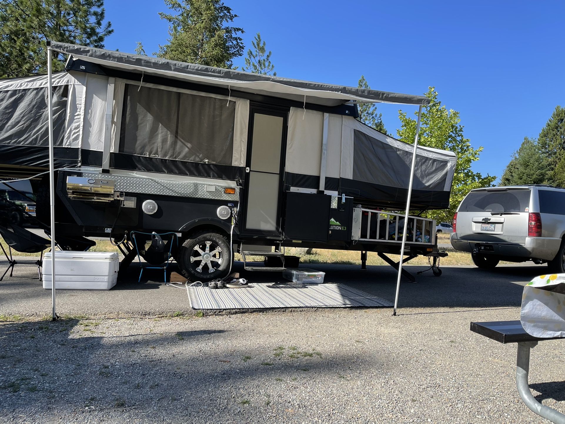 Summerset Evolution E3 Popup Trailer Off Road With Toy Hauler Deck for ...