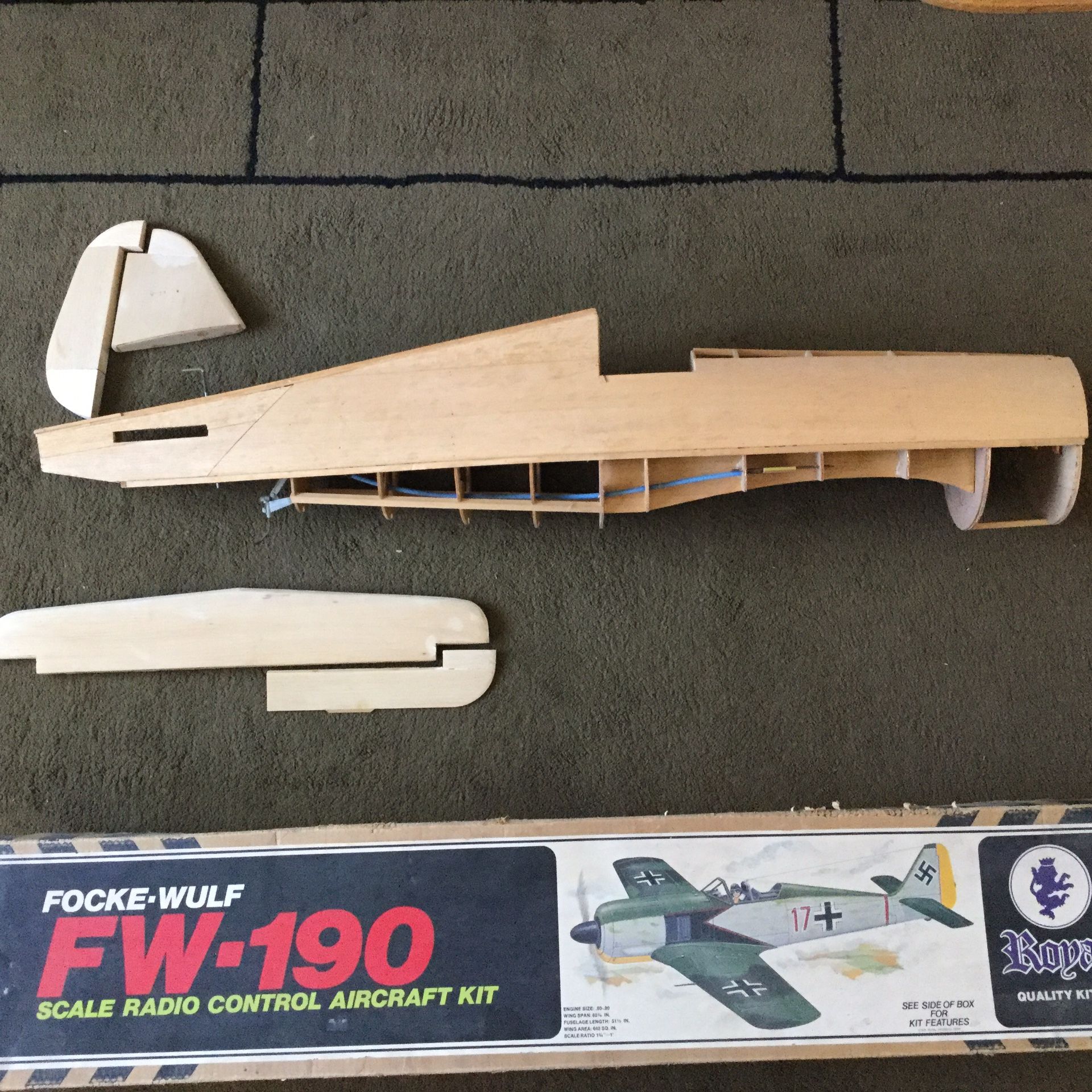 Royal Models Focke Wulf -190 Airplane Kit for Sale in Laguna Hills, CA ...