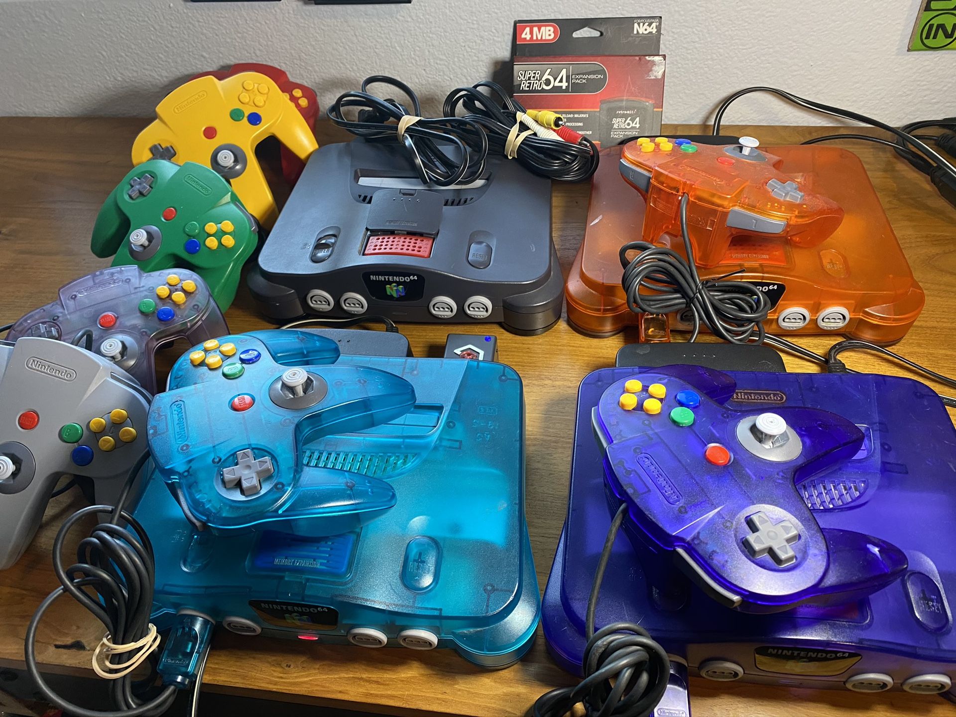 Nintendo 64 Console Colors