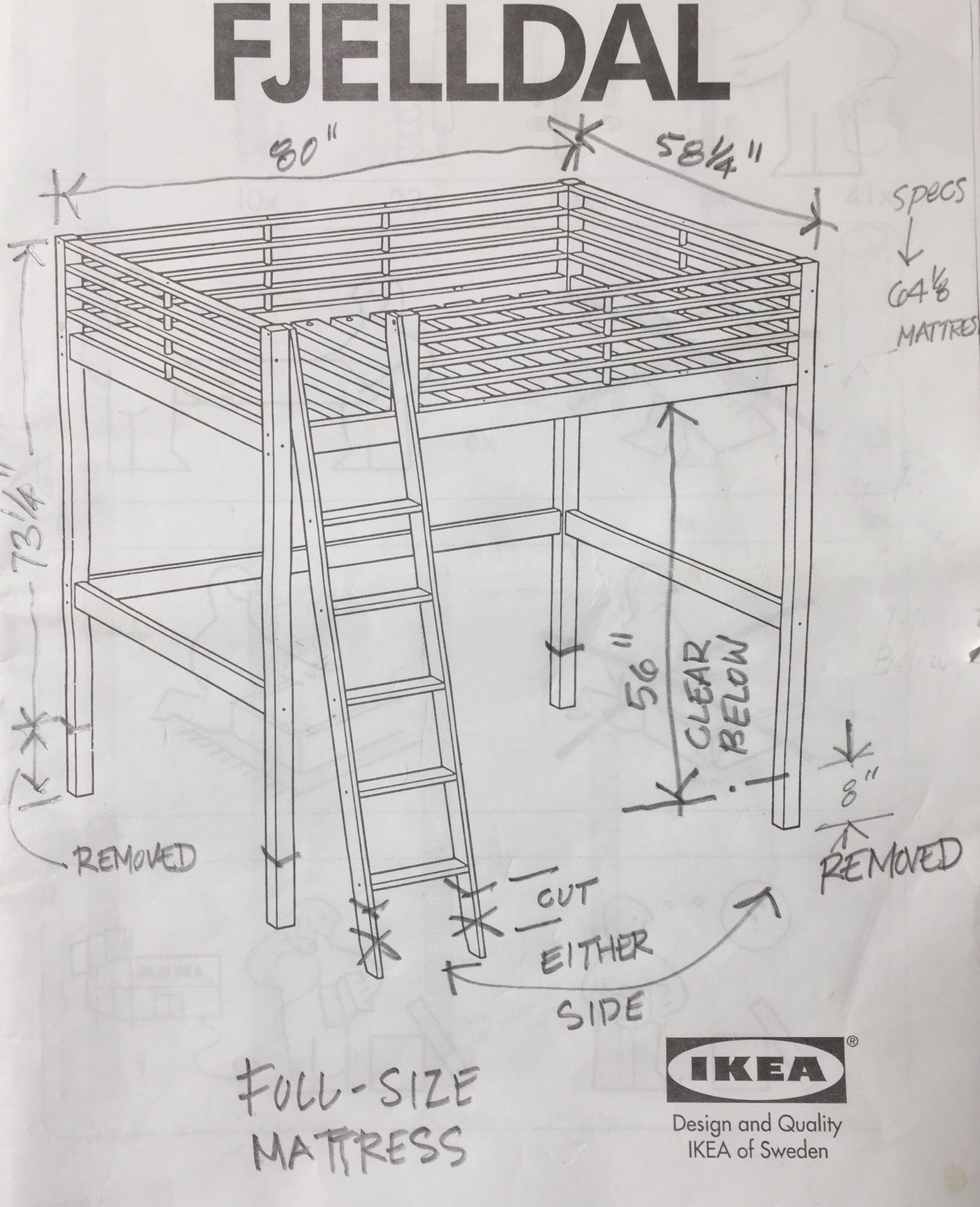 Fjelldal Loft Bed IKEA Classic no longer made for Sale in Shoreline WA OfferUp