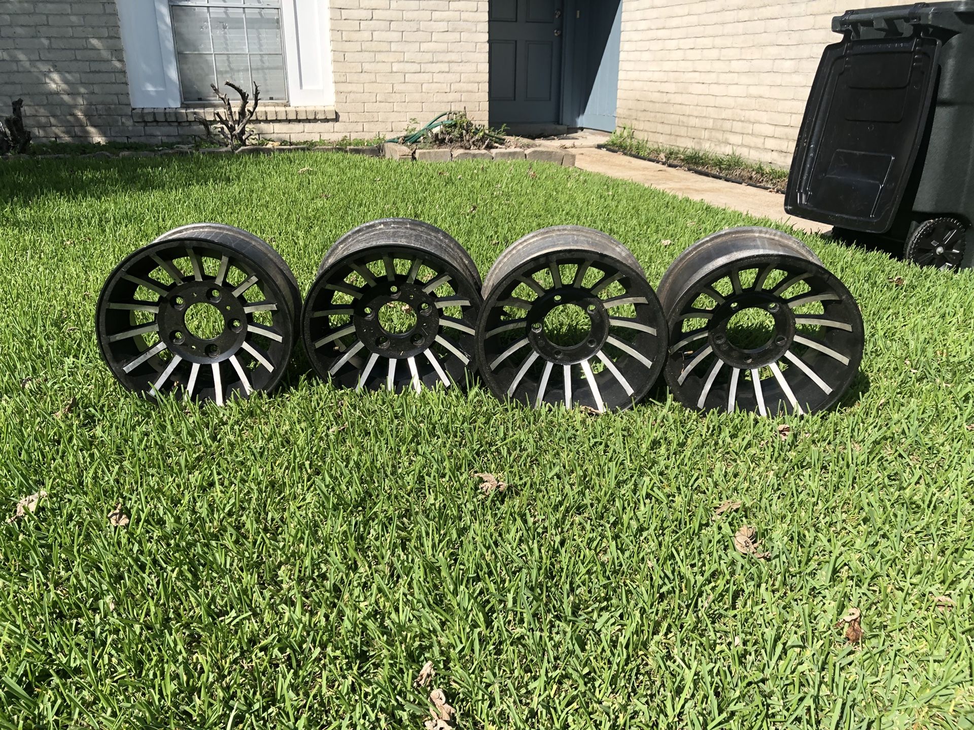 Old school offers staggered turbine wheels rims for Sale in Friendswood ...