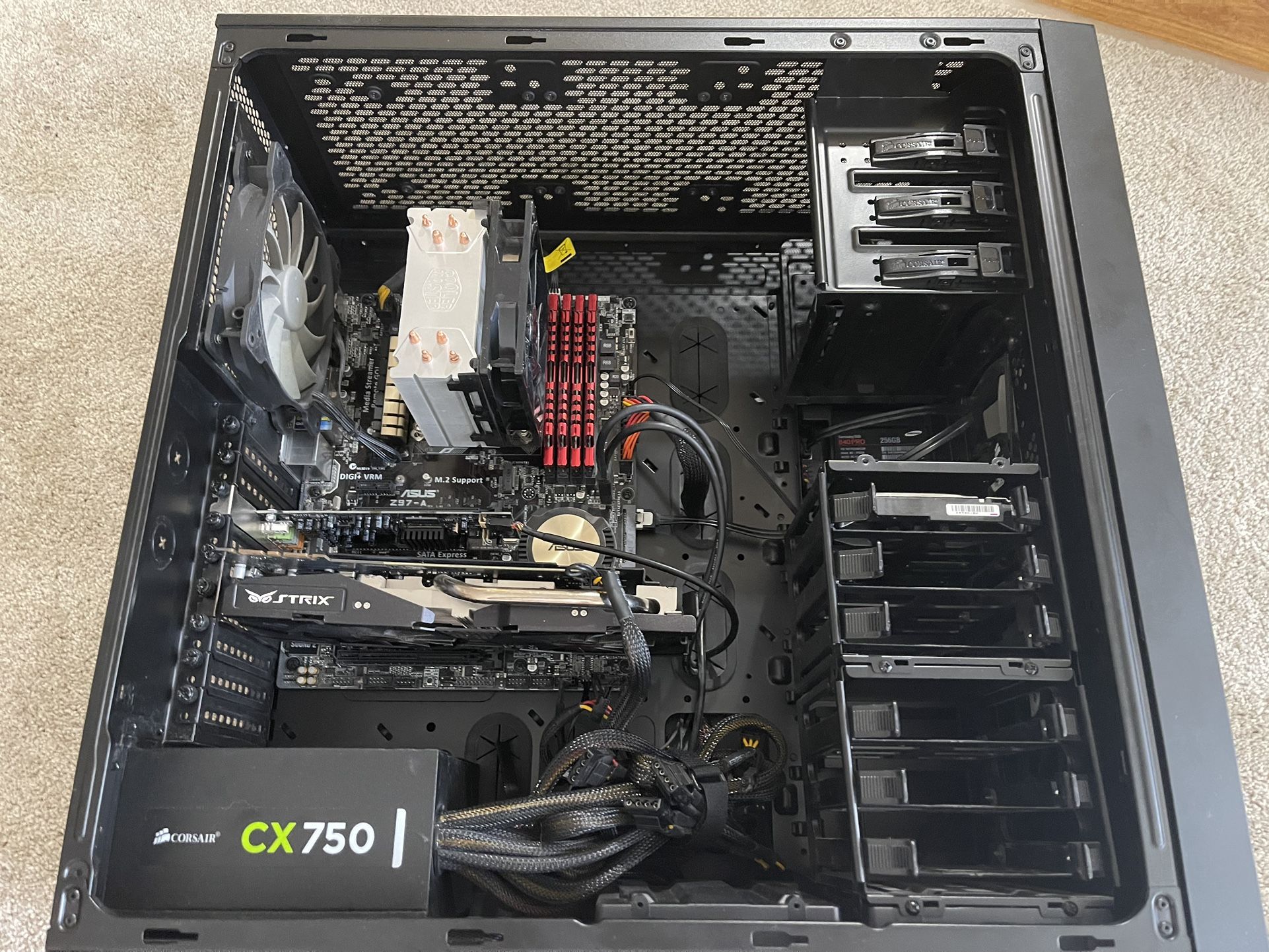 Gaming Computer: GTX 970, Corsair CX750, SB X-Fi XtremeGamer, Corsair ...