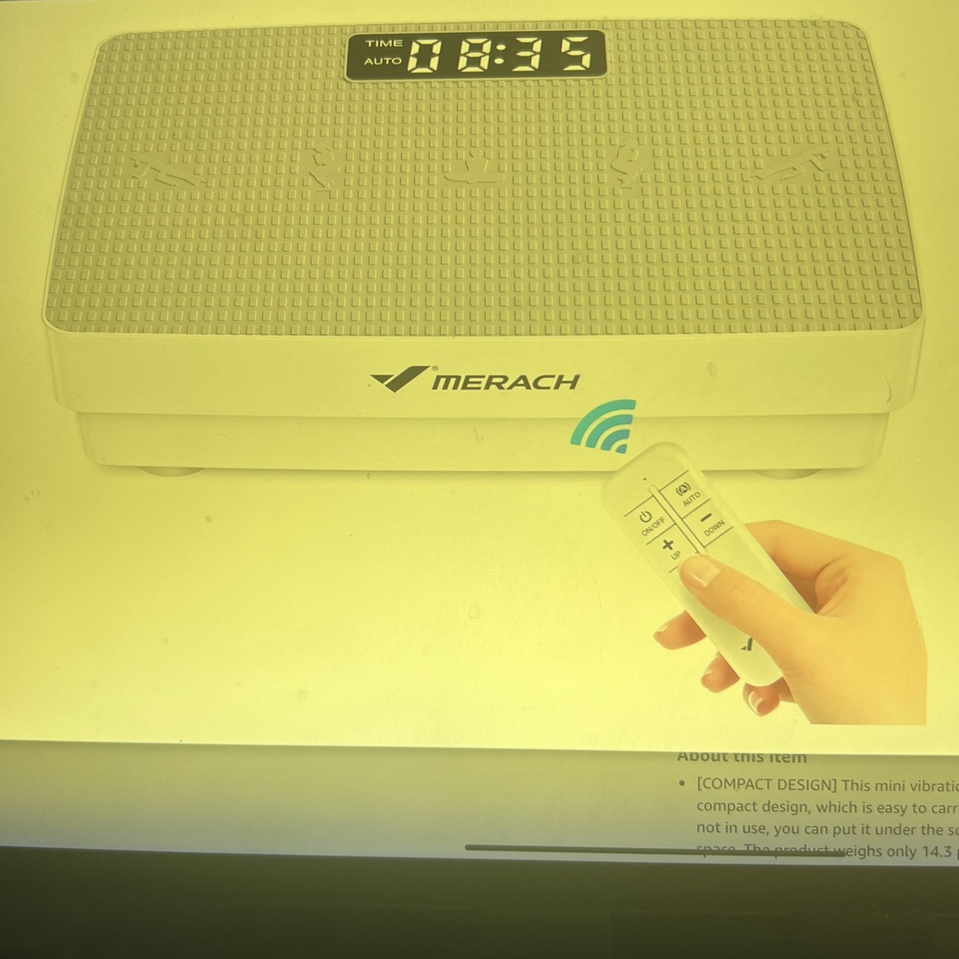 NEW Vibration Exercise Plate Machine. Mini Vibrating Plate Machine for ...