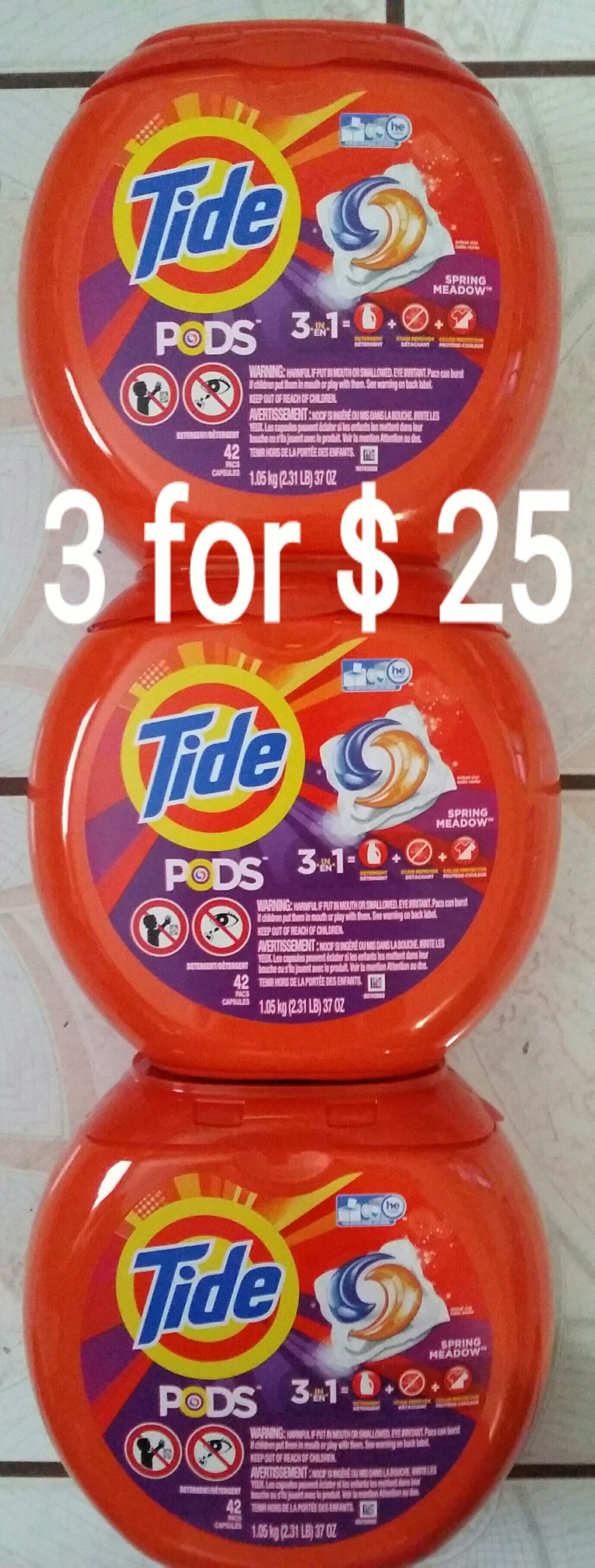 Tide Pods - Spring Meadow Scent for Sale in Fontana, CA - OfferUp