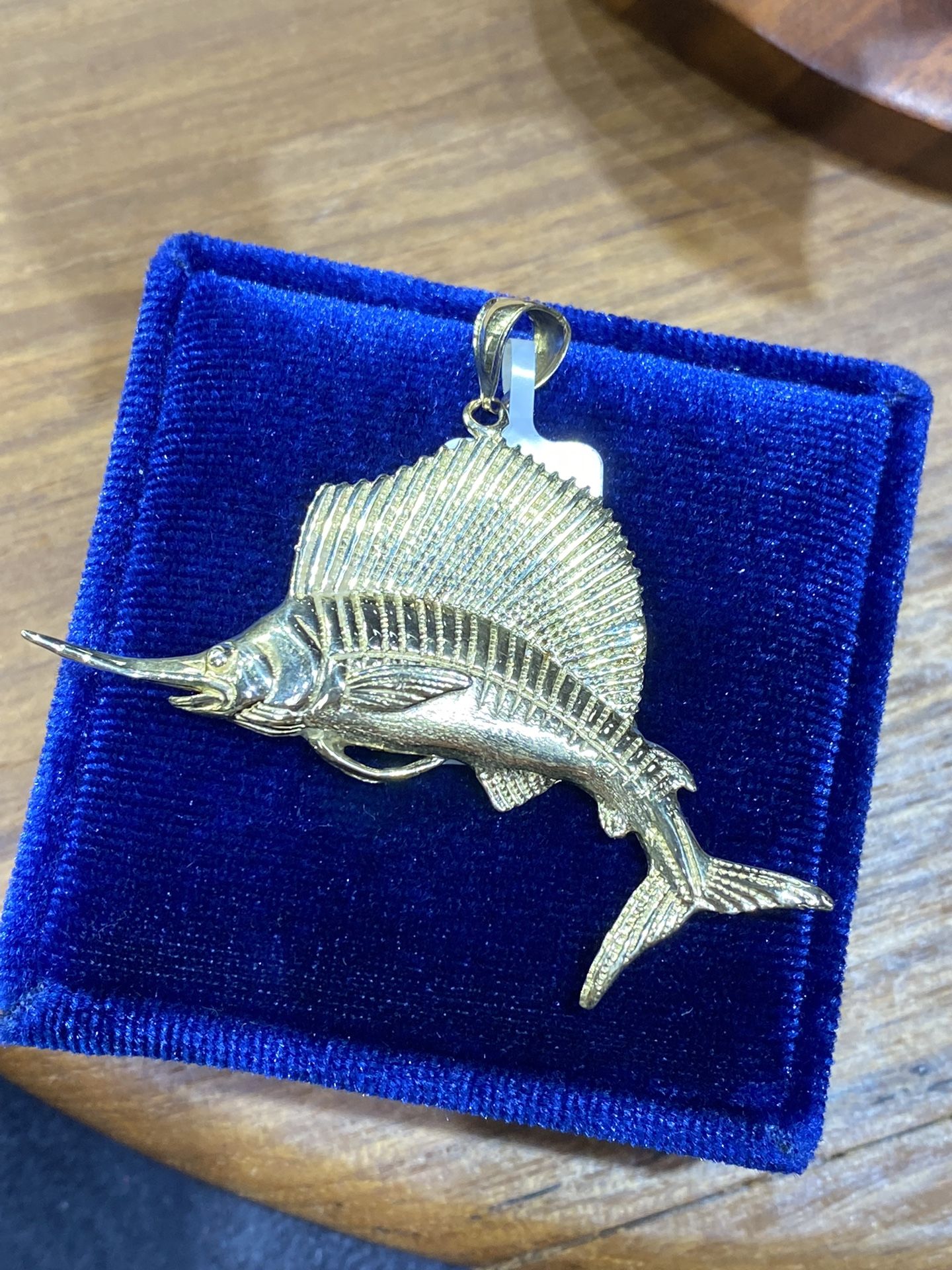 14K Yellow Gold Sailfish Pendant 10.7 Grams for Sale in Port St. Lucie ...