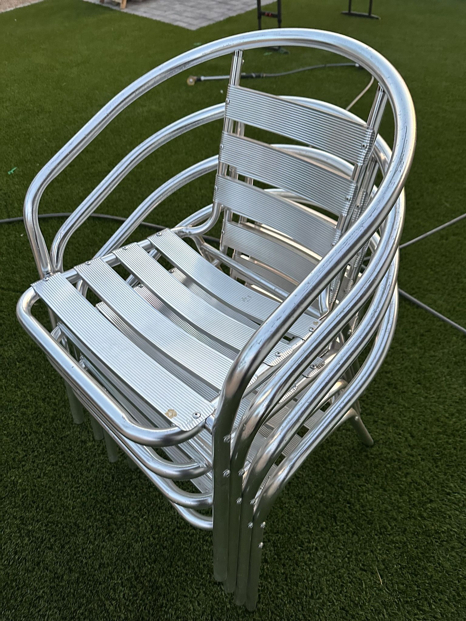 Stackable Aluminum Chairs for Sale in Glendale, AZ - OfferUp