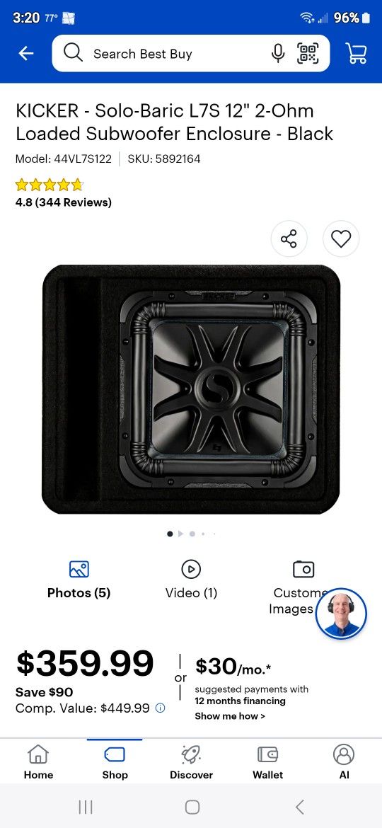 Kicker L7 Ported Box for Sale in Mililani, HI - OfferUp