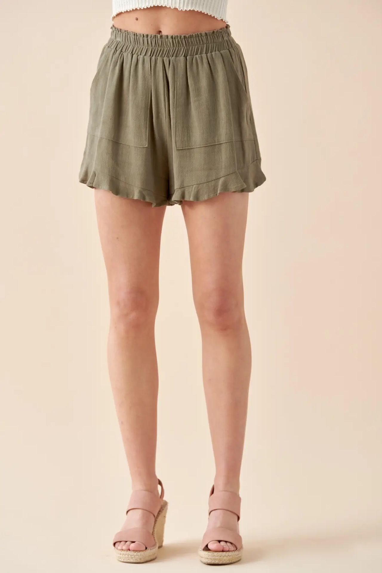Linen Ruffled Shorts for Sale in Seattle, WA - OfferUp