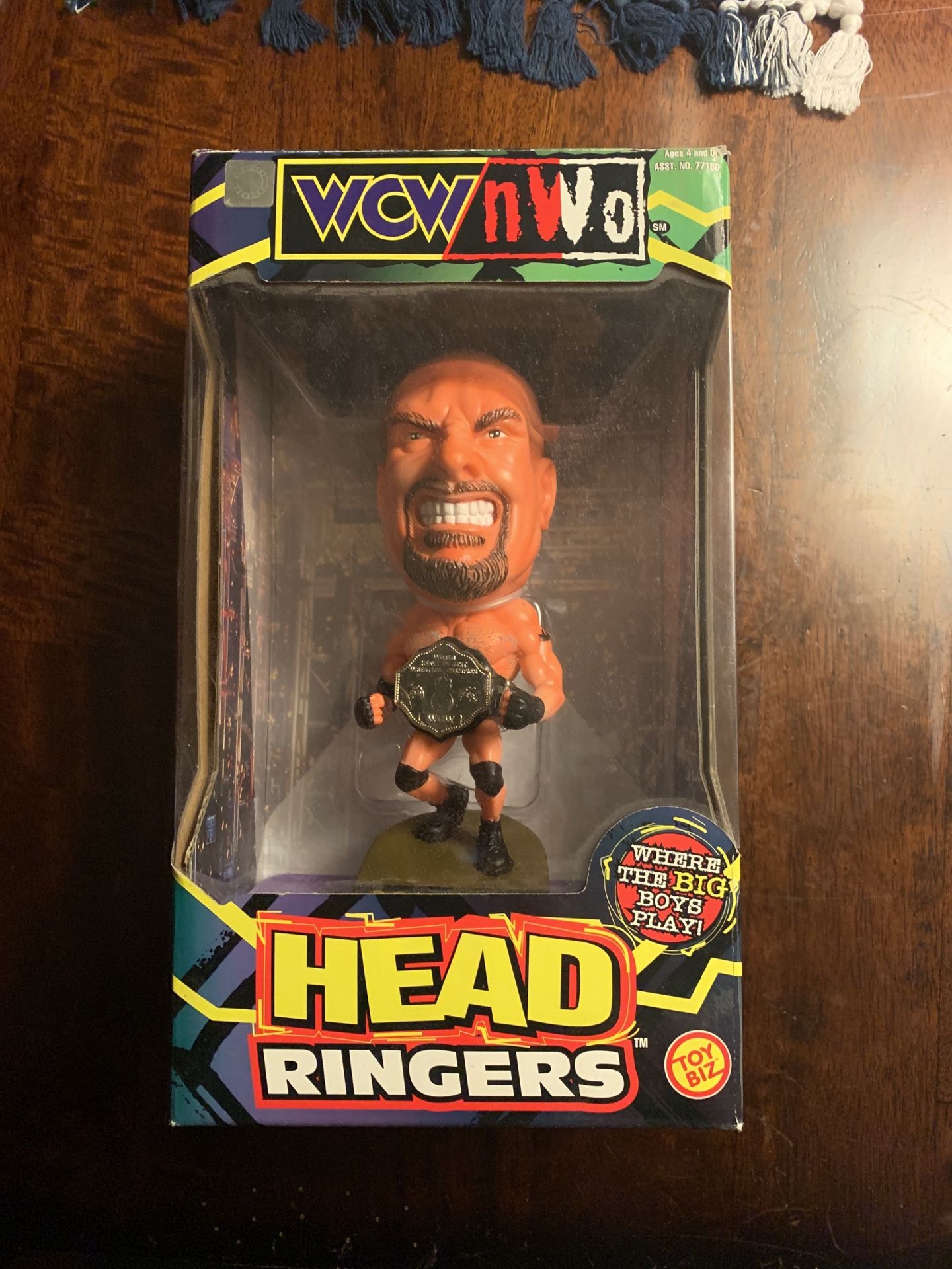 Goldberg Head Ringers Figure Collectors 1999 Wrestling WWF WCW NWO for ...