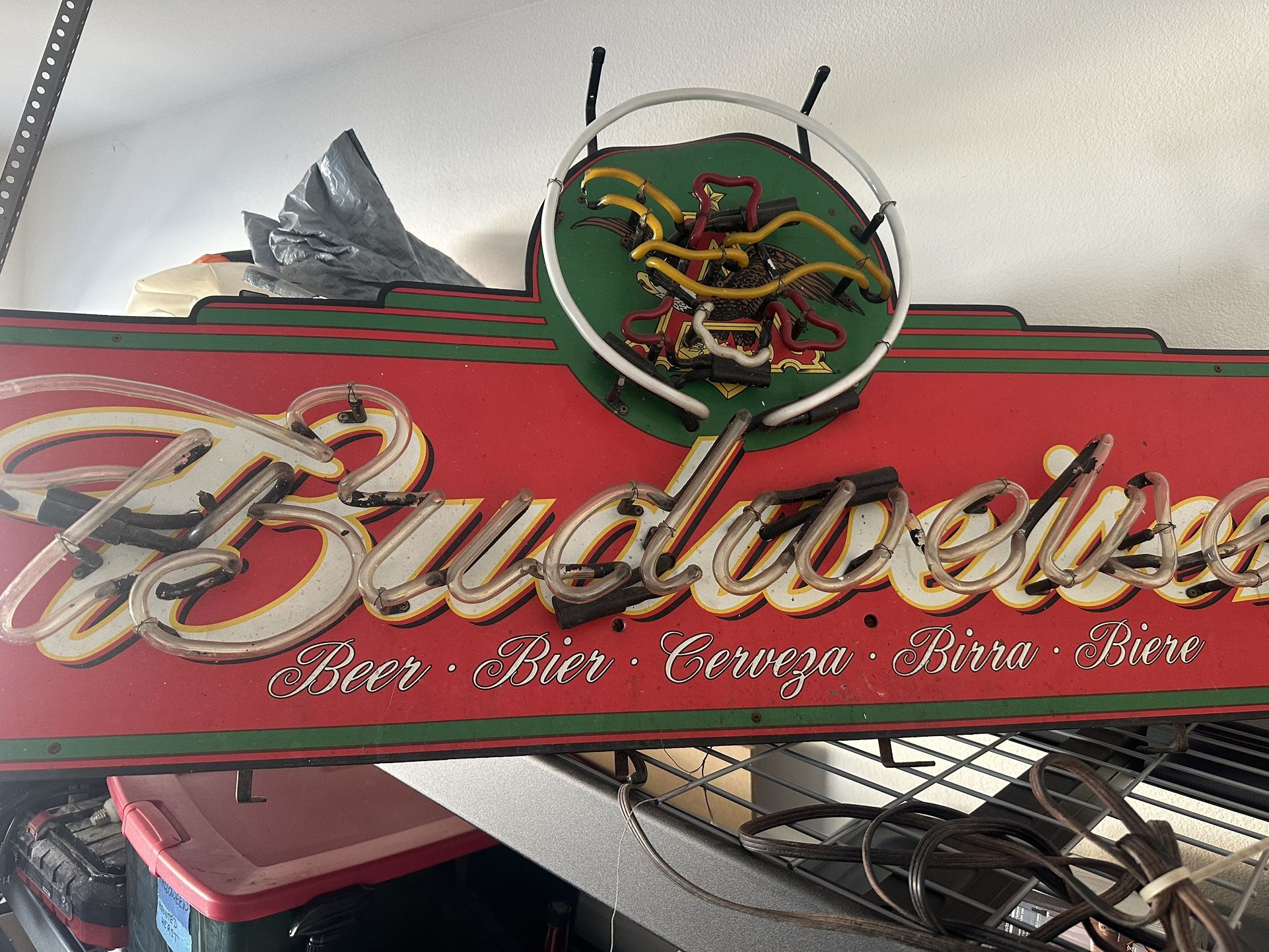 Vintage neon, Budweiser sign for Sale in Fallbrook, CA - OfferUp