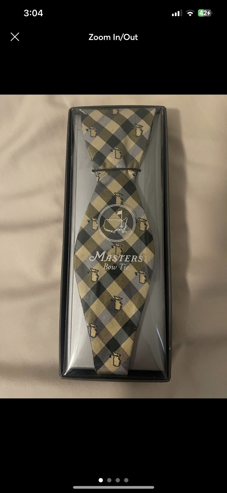 Masters Augusta National PGATour Bow Tie BRAND NEW IN BOX for Sale in ...