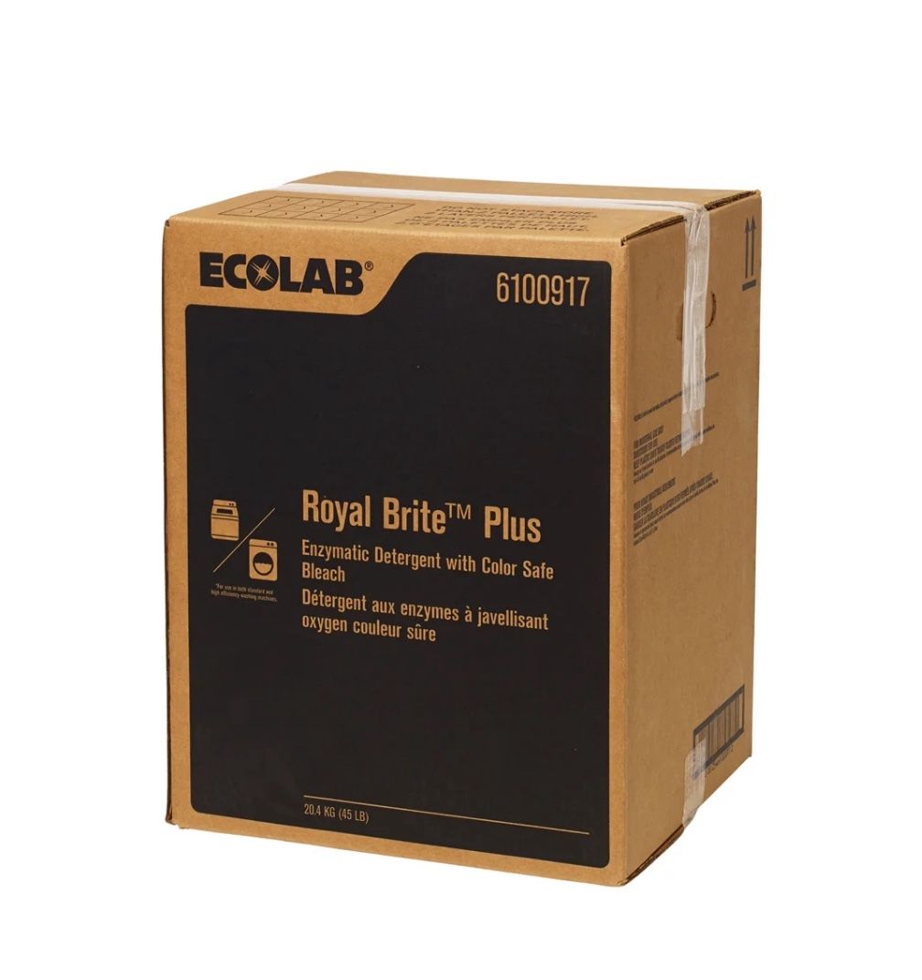 ECOLAB (contact info removed) Royal Brite Plus 45lbs Enzymatic ...