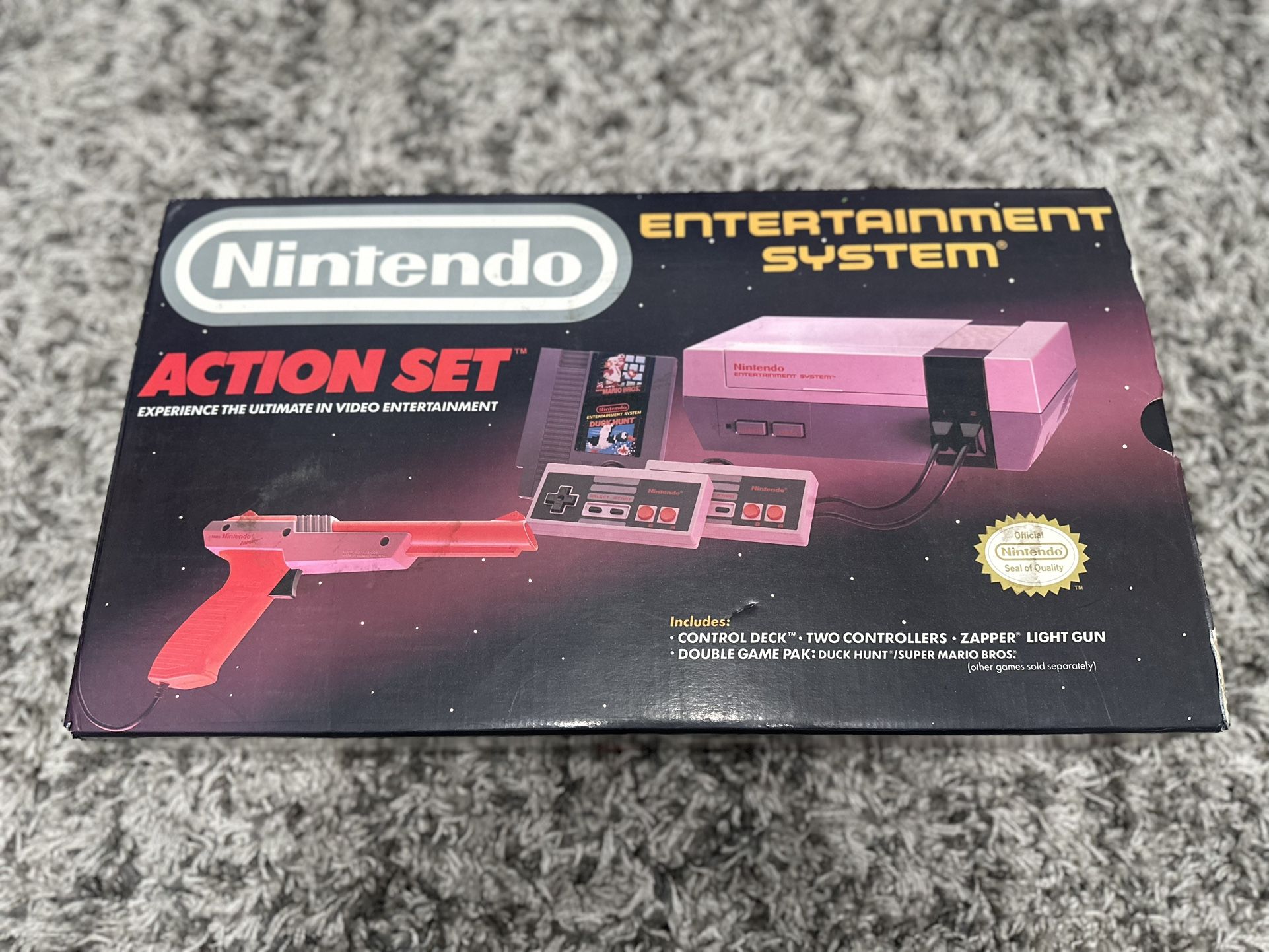 Nintendo Entertainment System NES Complete Action Set With Box (no ...
