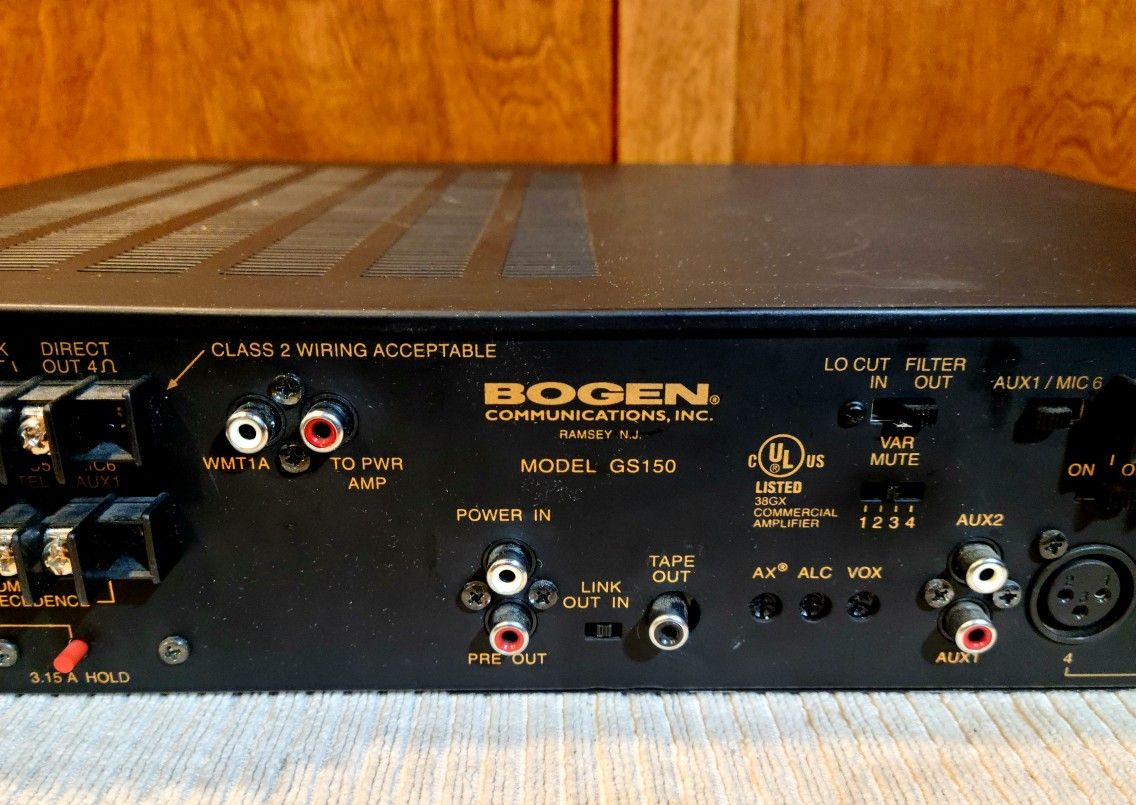 Bogen Gold Seal Series GS3-150 Amplifier for Sale in Seattle, WA - OfferUp