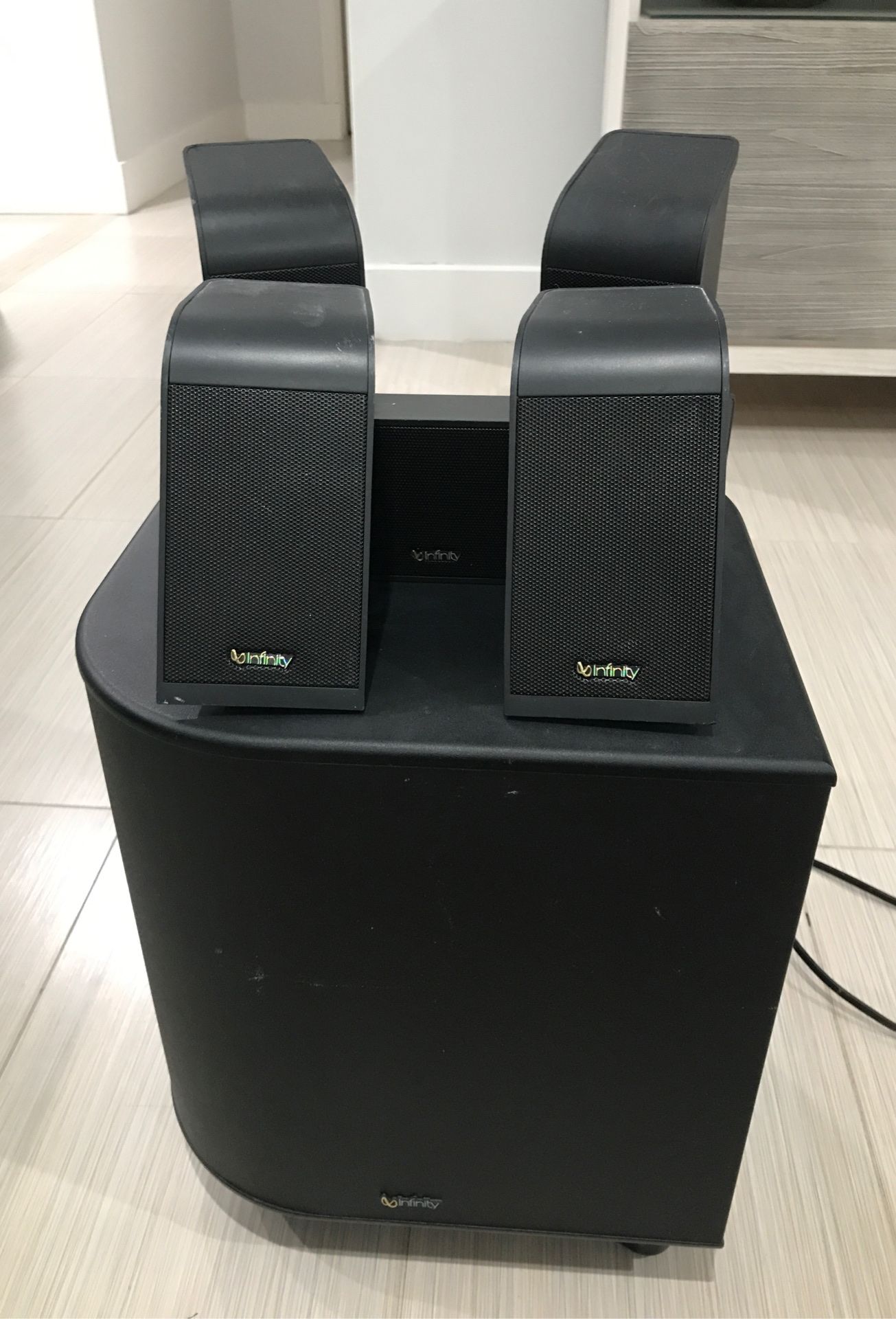 Infinity Home theatre surround sound speakers for Sale in West Palm Beach, FL - OfferUp