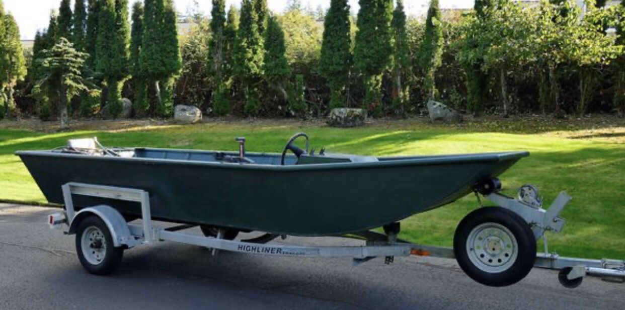 Aluminum 16’ Flat Bottom Jet Boat for Sale in Lake Stevens, WA - OfferUp