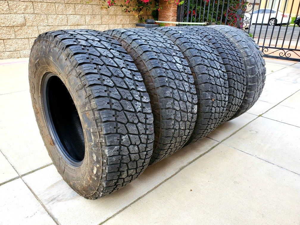 (4) 295/70/17 Nitto Terra Grappler G2 & (1) 295/70/17 Toyo RT for Sale ...