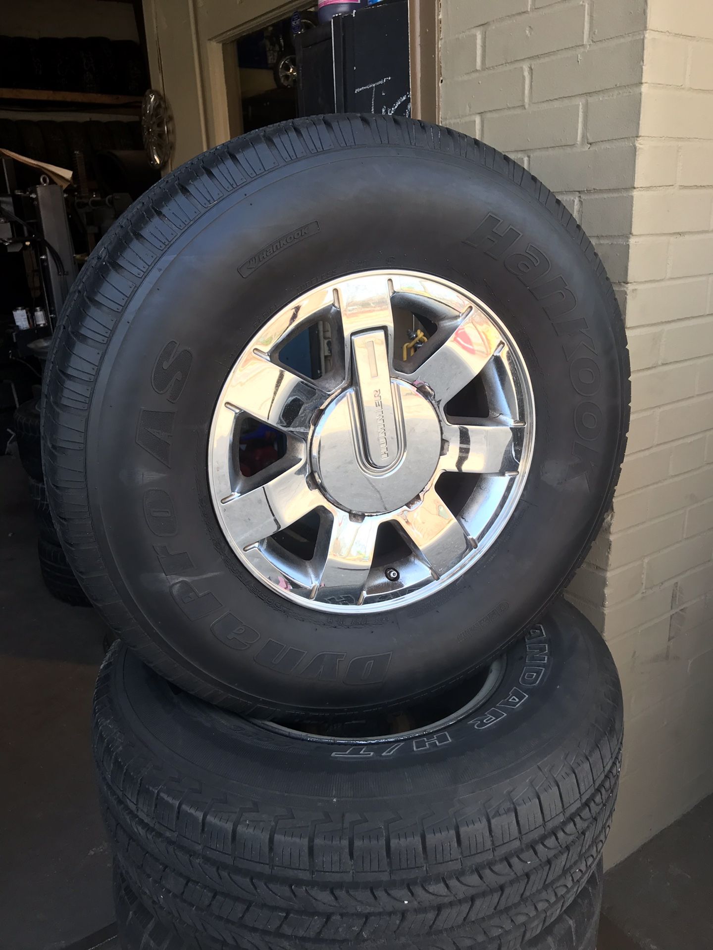16” H3 Hummer Chrome Factory Rims and Tires 6Lug for Sale in Norfolk ...