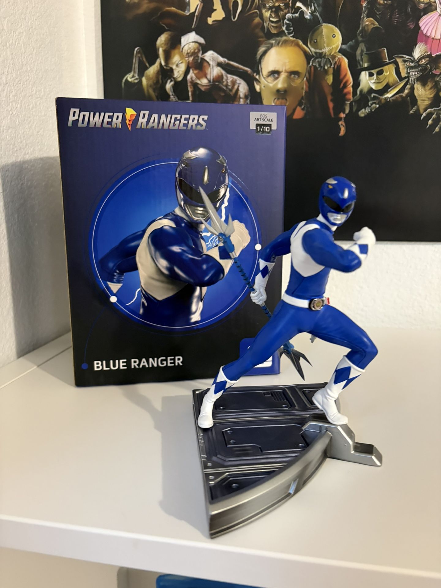 Iron Studios Power Rangers Blue Ranger 1:10 Scale Statue for Sale in ...