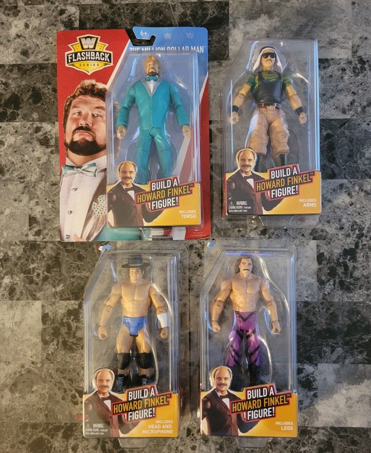 WWE Flashback Series BAF Howard Finkel COMPLETE SET Walmart Exclusive for Sale in Chicago, IL ...