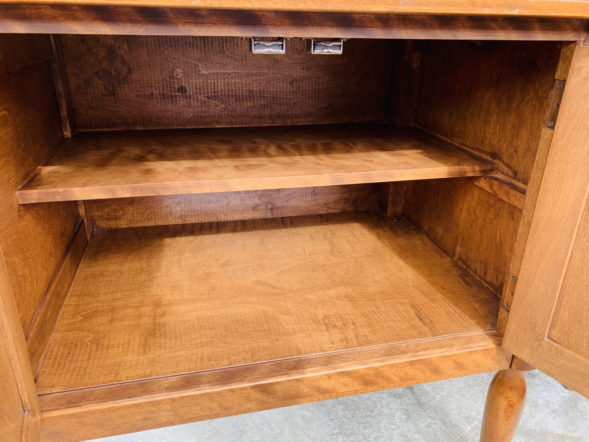 Beautiful Antique California Shops Solid Maple Sideboard Buffet Cabinet ...