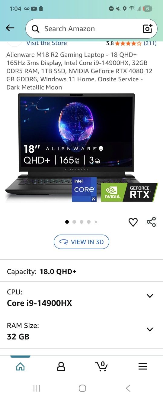 Alienware M18 Top Package for Sale in Westminster, CA - OfferUp