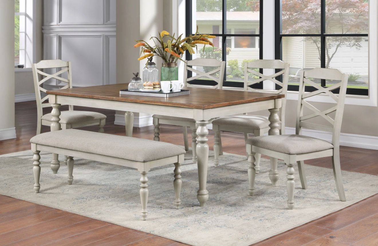 Beautiful Farmhouse Dining Table Set New for Sale in Moreno Valley, CA ...