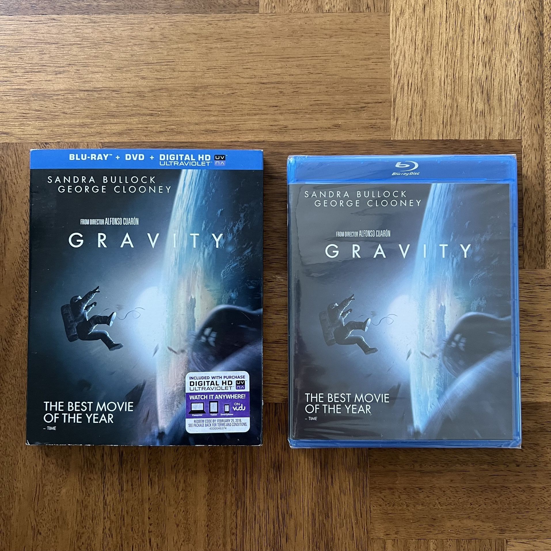 Gravity Blu Ray Cover