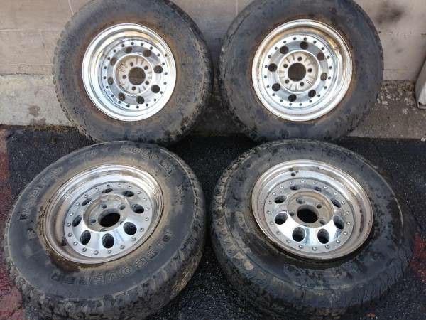 Classic unilug 15 inch chrome wheels. Dodge, Ford, Chevy 5 lug for Sale ...