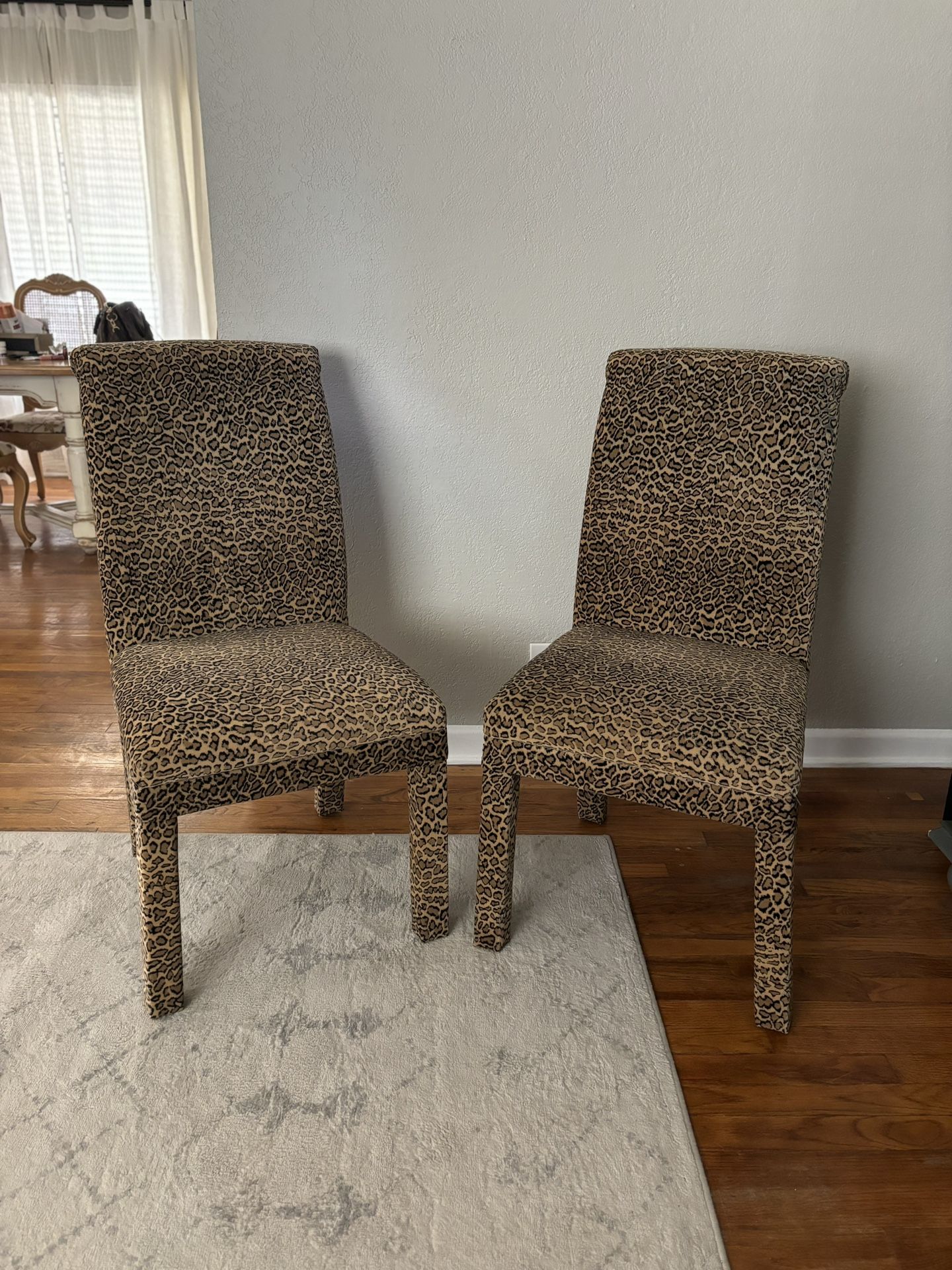 Leopard Print Parsons Chairs for Sale in San Antonio, TX - OfferUp