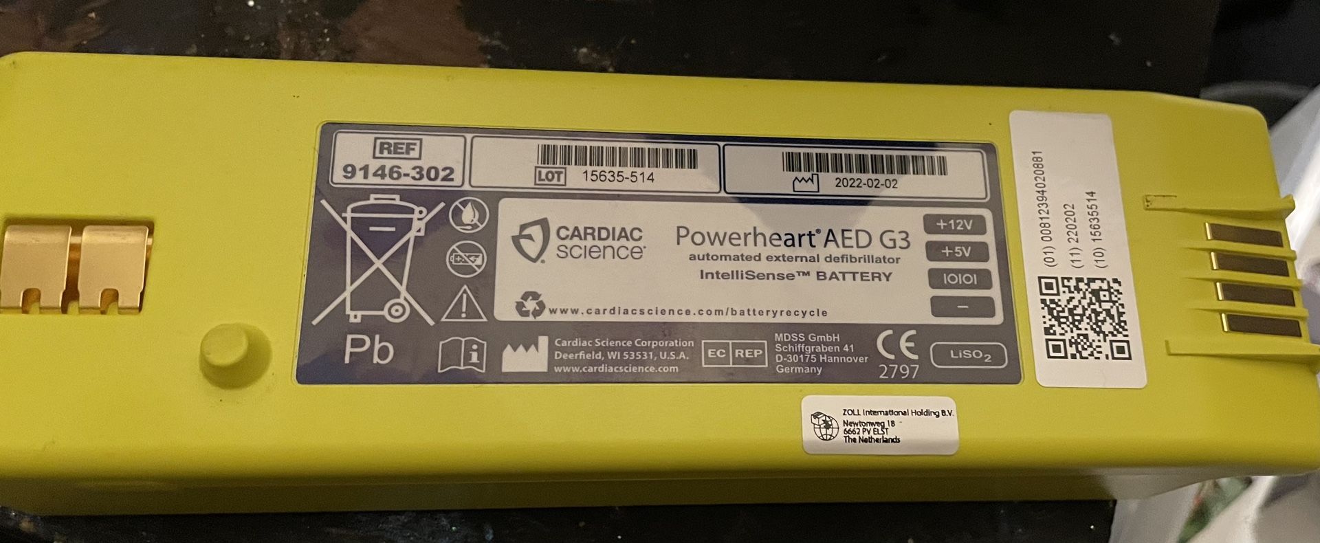 Cardiac Science Powerheart AED G3 Battery for Sale in Brentwood, CA ...