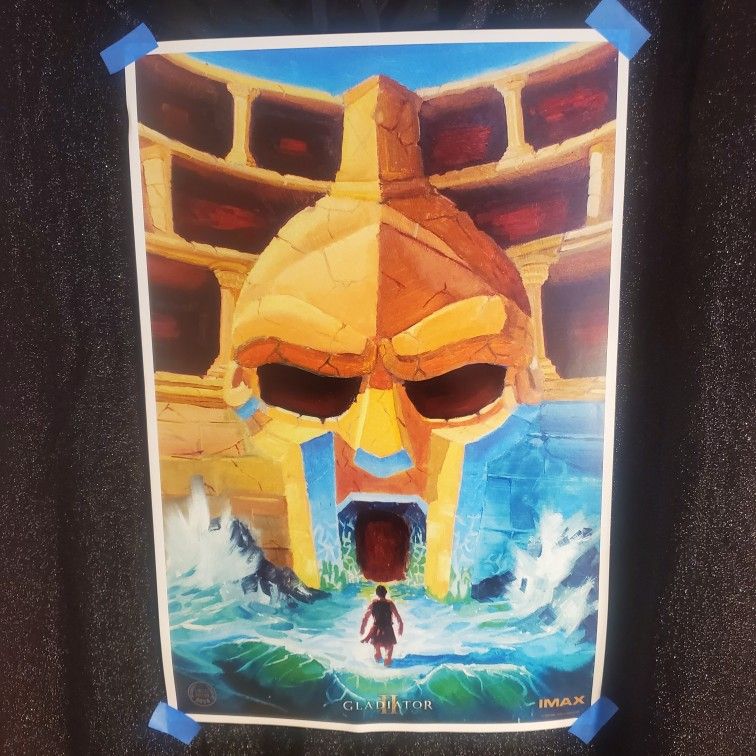 Gladiator II 2 024 IMAX Movie Poster. 18"x12". New. for Sale in San ...